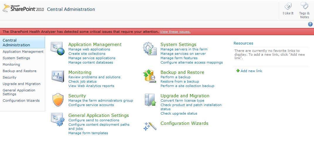 Deconstructing Central Administration In Sharepoint 2010